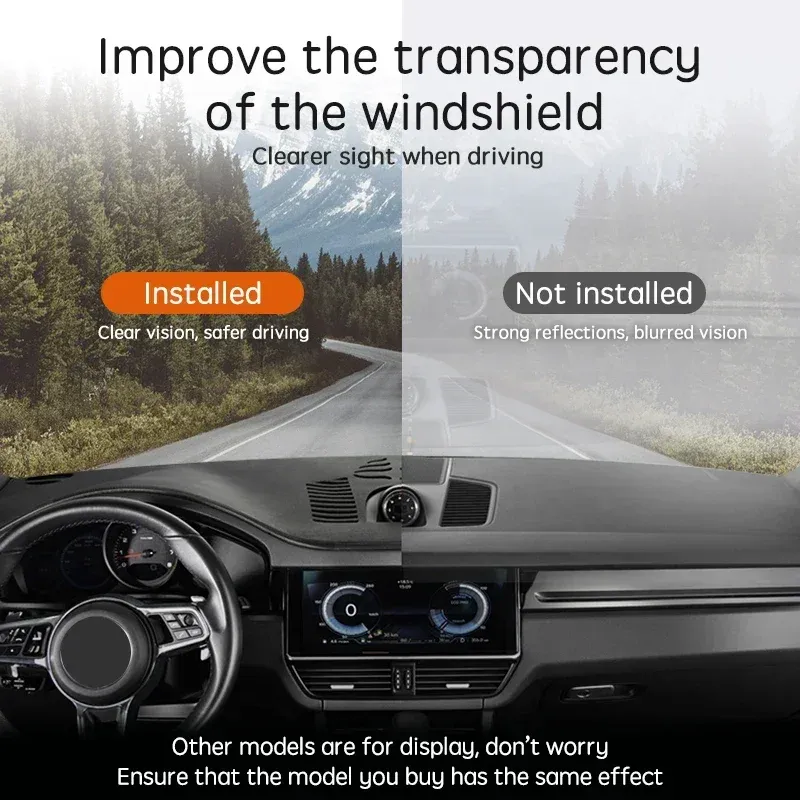 Car Interior Dashboard Sun Protection Mat Non Slip Instrument Panel ...