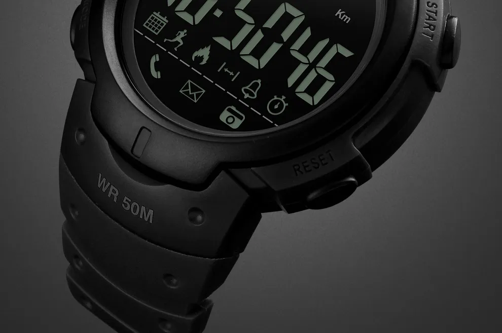 DHgate.com:SKMEI 1301: 5ATM Waterproof Sporty Smartwatch for Men w ...