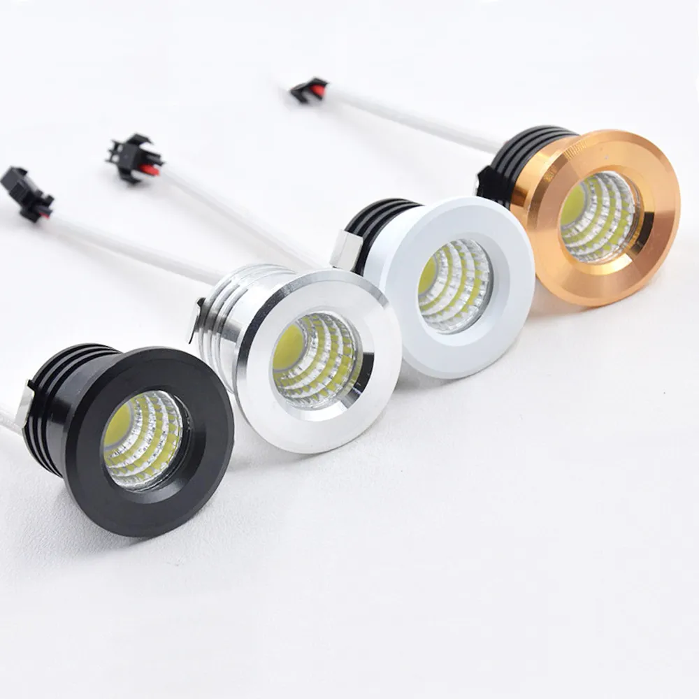 3W COB LED Ceiling Downlight Recessed Spot Light AC 110-220V Indoor ...