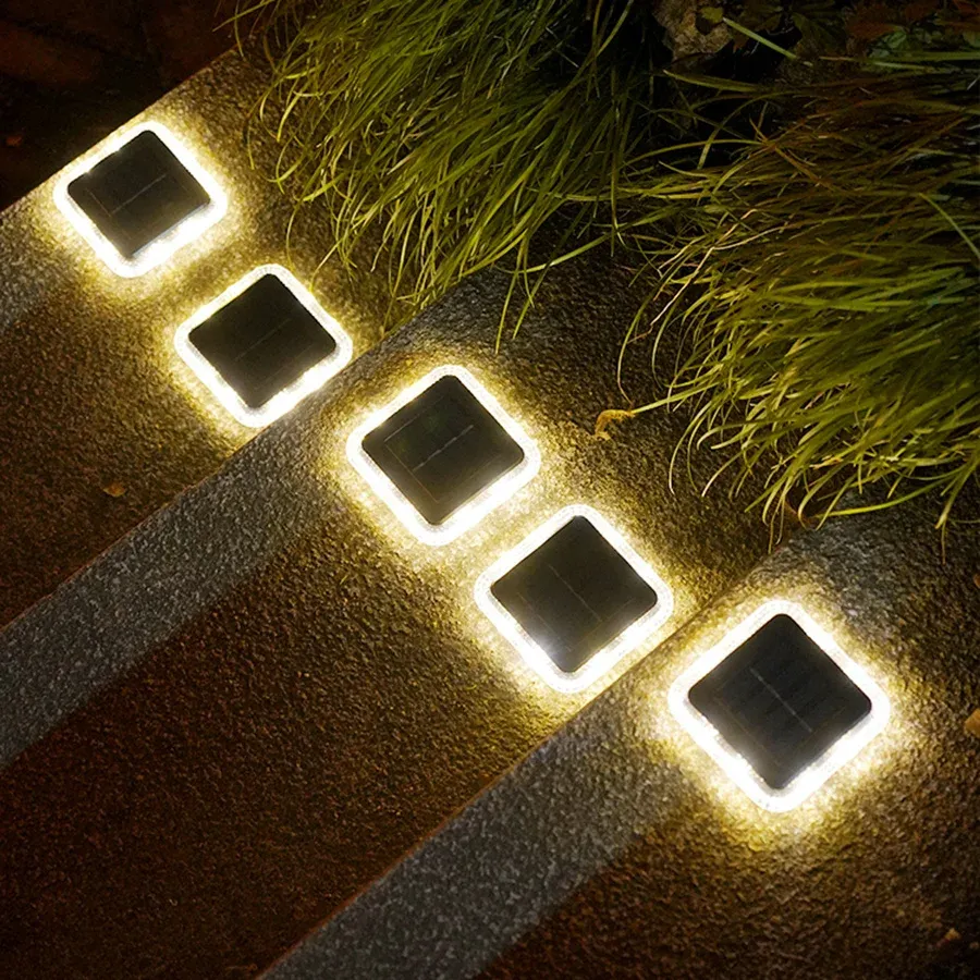 DHgate.com:Solar-Powered 8 LED Waterproof Outdoor Garden Buried Lights ...