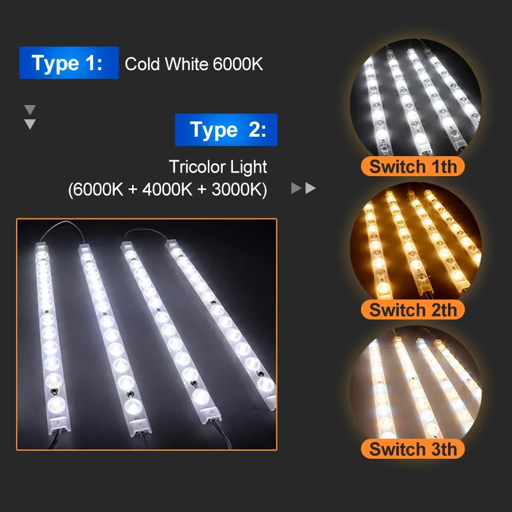 220V LED hanging light Replacement Panel Board - 40cm/50cm - 30W/32W ...