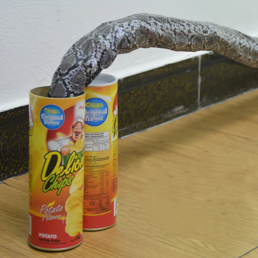 Fun Halloween Snake Tricks Potato Chips And Best Kitchen Trash Can For ...