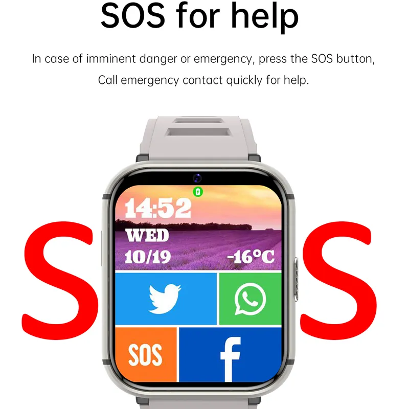 DHgate.com:NAMOFOTO 4G Smartwatch: 4GB RAM, 64GB ROM, 2.08" Display ...