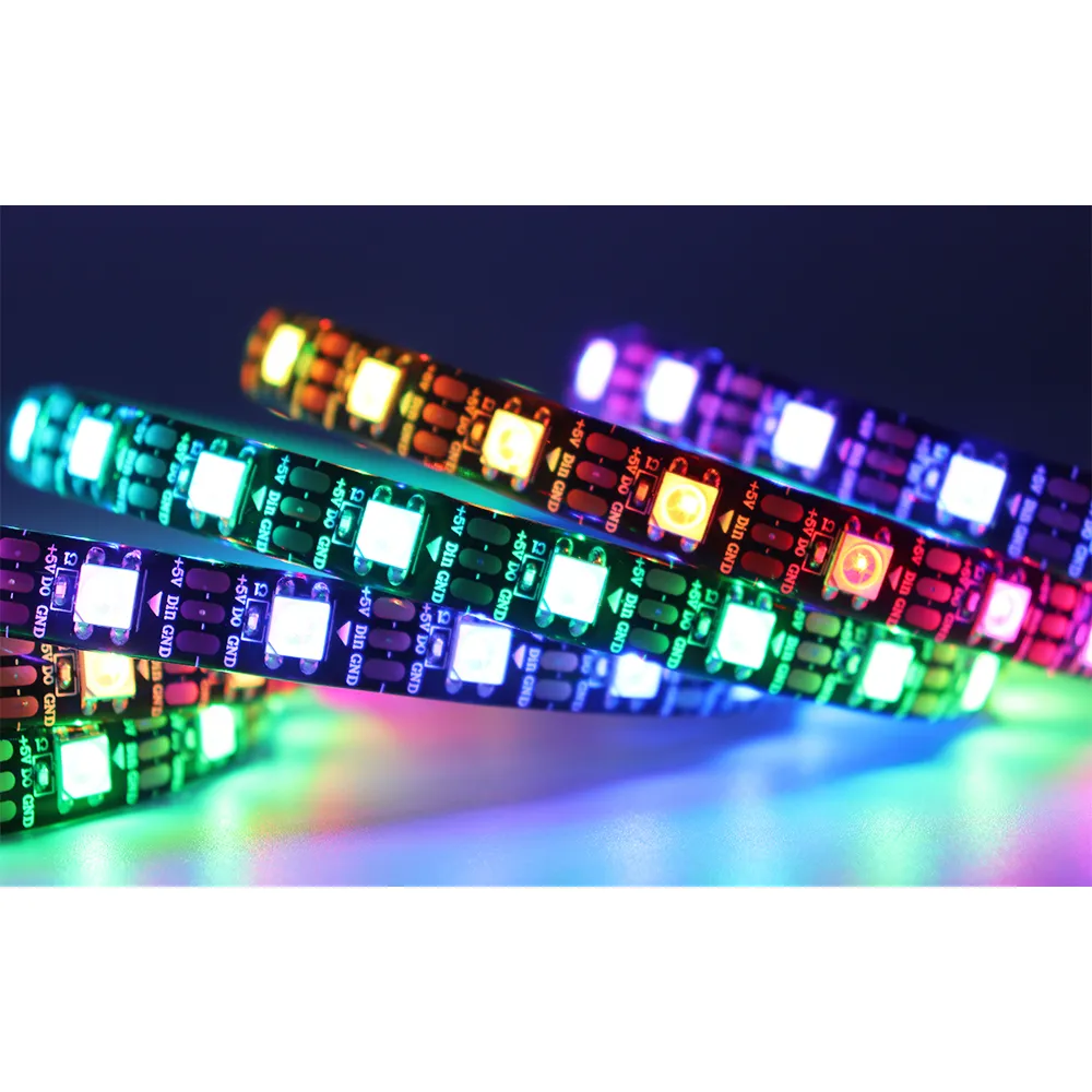 Individually Addressable LED Strip Lights: WS2812B LED Light Strip ...