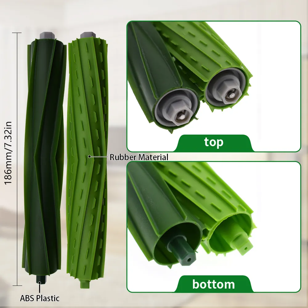 Robot Vacuum Cleaner Parts: Filter, Main Roller, Side Brush, and Dust ...