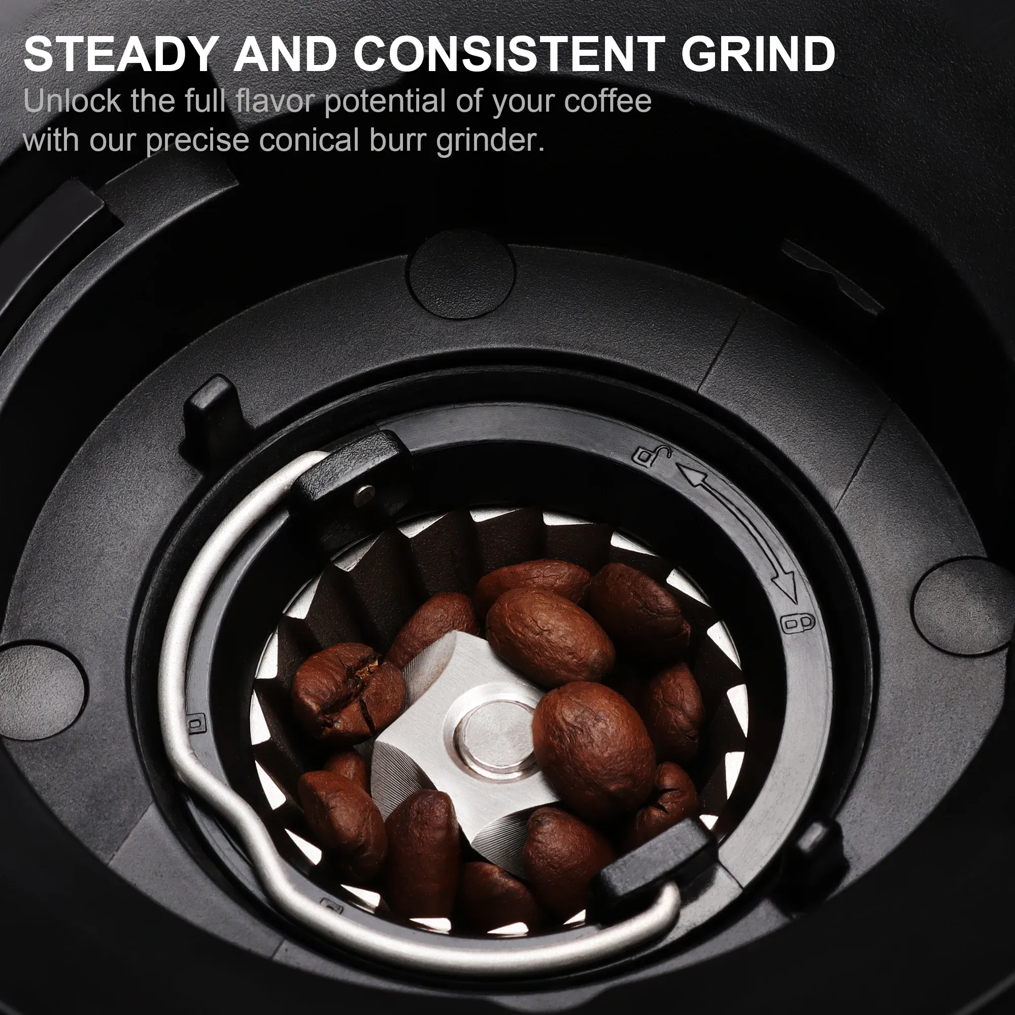 Electric Coffee Grinder Machine Precision Burr Mill For Espresso, Pour ...