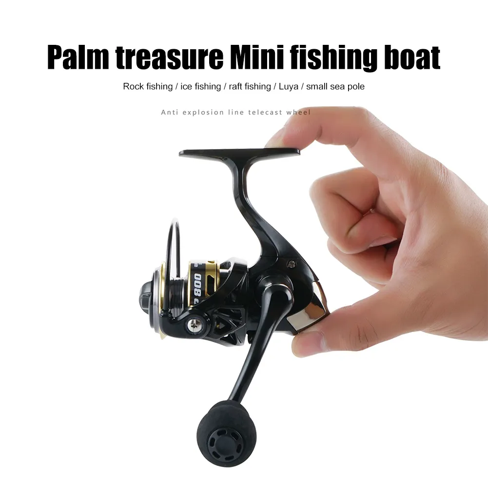 Lightweight ZP 500/800 Spinning Mini Fishing Reel: 13BB 5.2:1 Gear ...