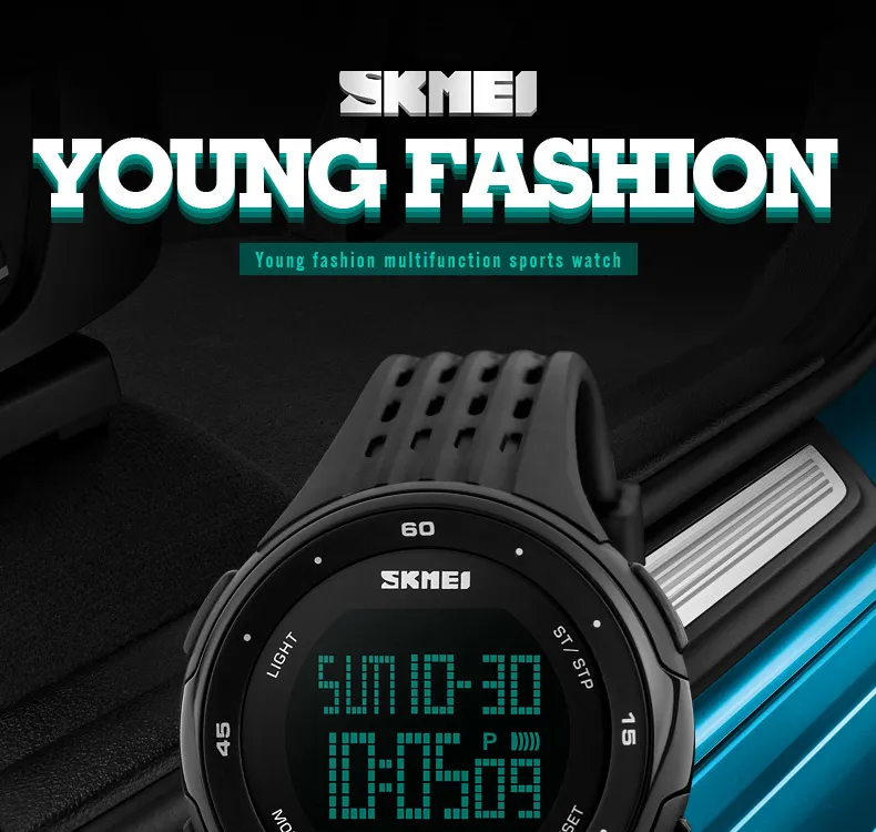 DHgate.com:Skmei 1219 Digital Sports Watch: Waterproof LED Watches for Men and Women, Perfect ...