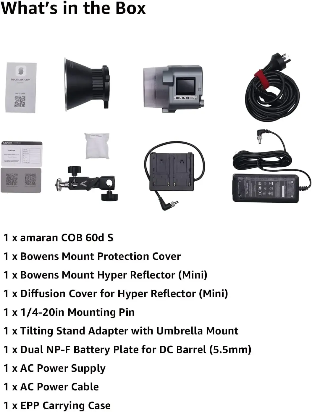 DHgate.com:Aputure Amaran 60x 60D S Series Bi-Color Studio LED Video ...