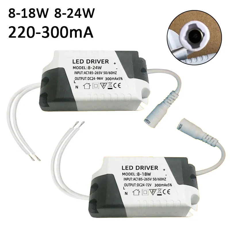 LED Strip Transformer AC 110V 220V To DC 12V 24V Power Supply Adapter ...