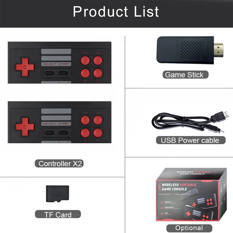 DHgate.com:"Retro Video Game Console: 3000 Built-In Games, Plug-and ...