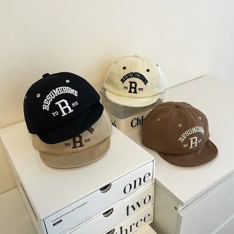DHgate.com:Toddler Solid Color Letter Embroidery Summer Baseball Cap ...