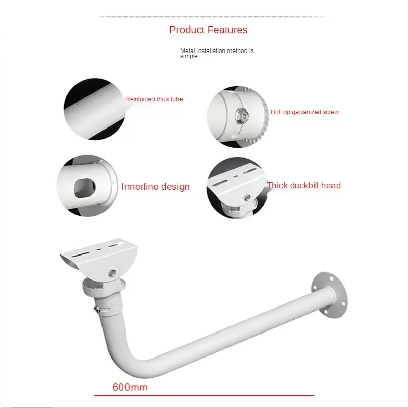 Universal Camera Mounting Bracket, Heavy-Duty L-Shaped Security Camera ...