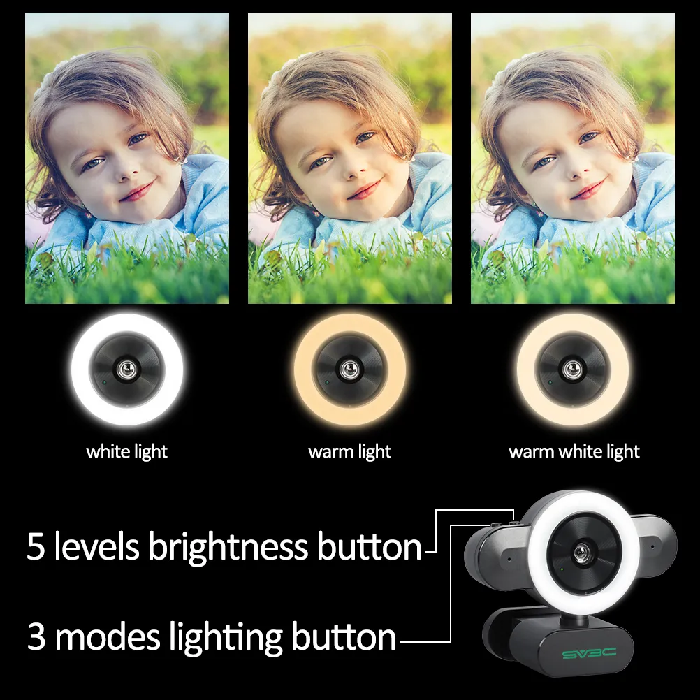 DHgate.com:4MP Webcam with Microphone, USB Computer Camera for PC ...