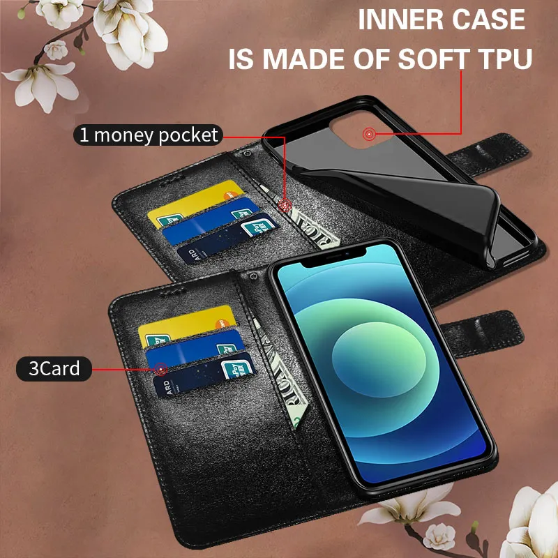 Premium Leather Wallet Case for Xiaomi Phones | Stylish Flip Cover with ...