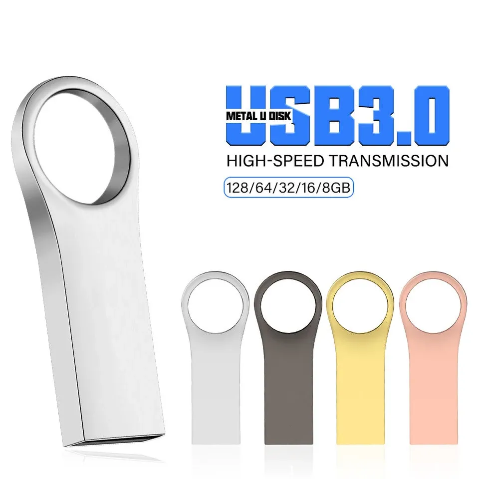 DHgate.com:2024 10-Pack Metal USB Flash Drive, High-Speed Pen Drive ...