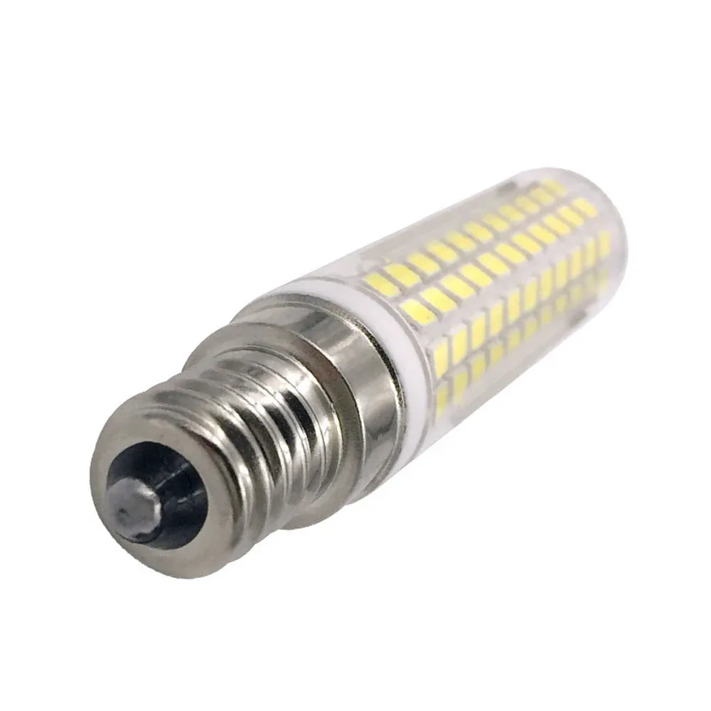 Dimmable 15W LED Corn Chandelier Light Bulb with 136 LEDs for E14 E12 ...