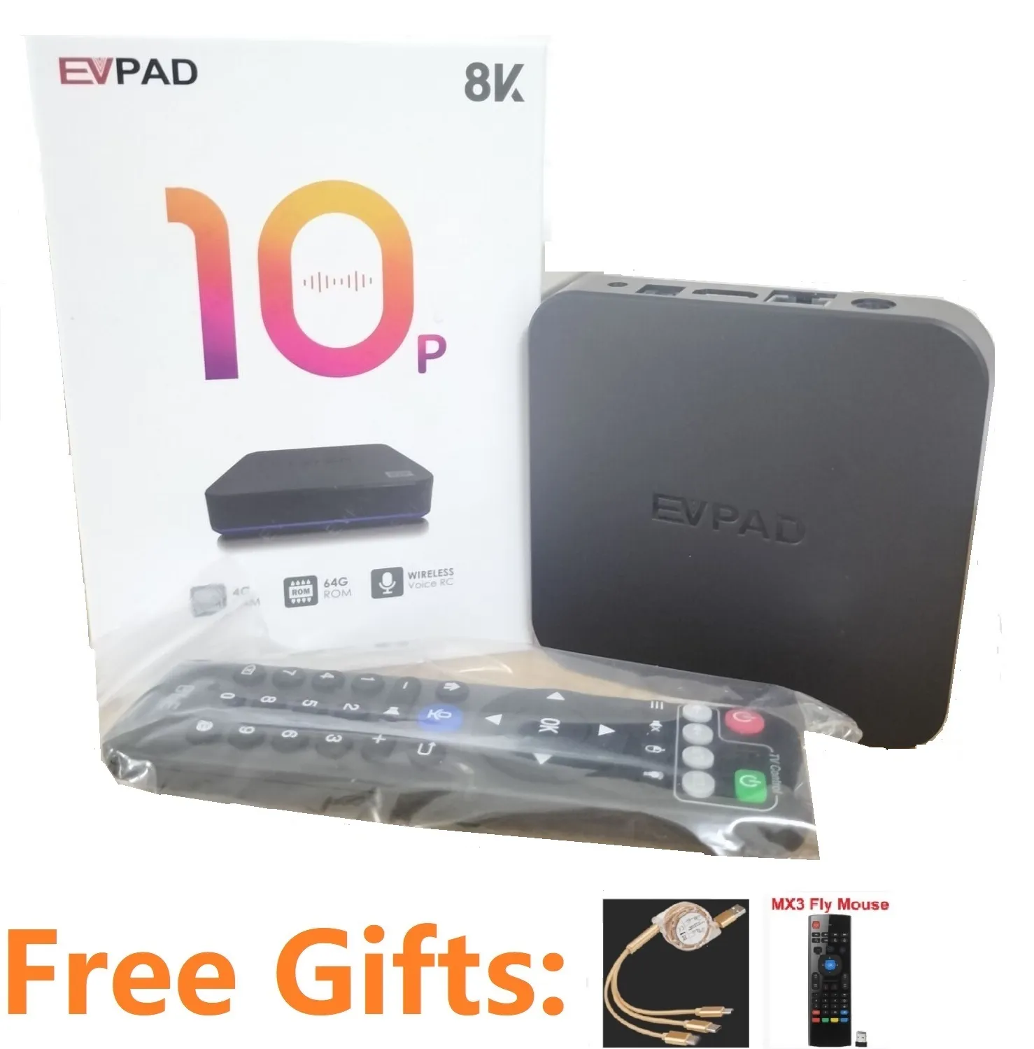 2023 EVPAD 10P Smart 8K Elsys Streaming Box Etri02 Hot In China, HK, TW, Singapore, Malay, Korea ...