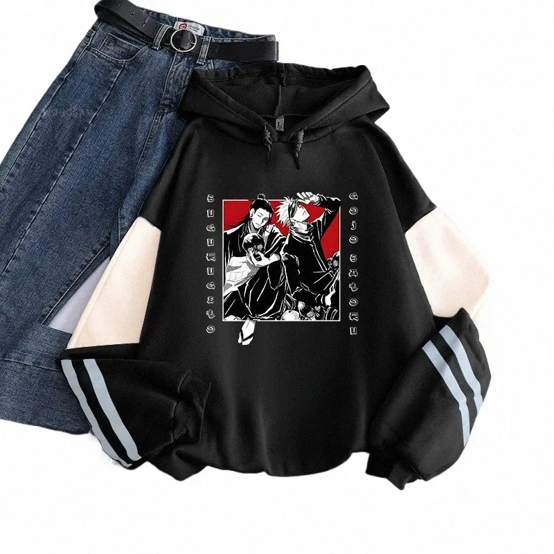 Jujutsu Kaisen Satoru Gojo Hoodie: Cool Anime Manga Streetwear for Men ...