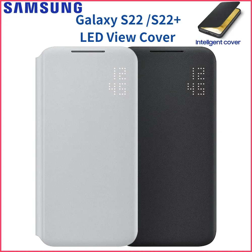 Samsung Official Galaxy S22 LED Flip Cover S22+ S22 Plus Smart Mirror ...