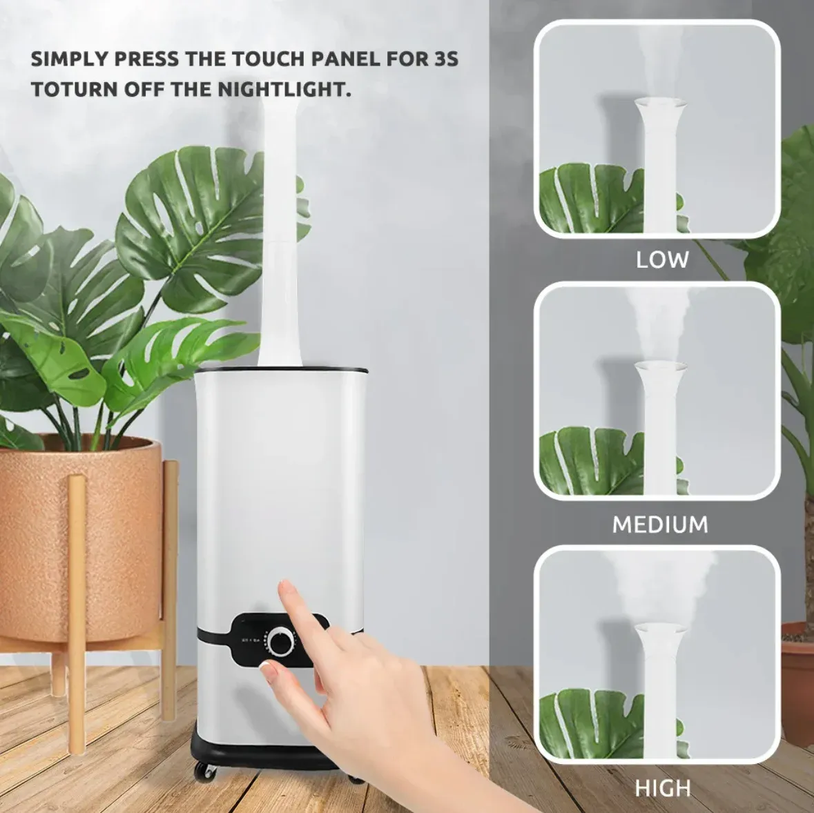 2024 Upgraded16L Ultrasonic Humidifier, Mute Industrial Commercial Air ...