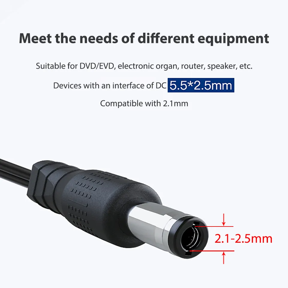 AC Adapter 100 240V DV 12V Universal Power Supply: UK EU AU US Charger ...