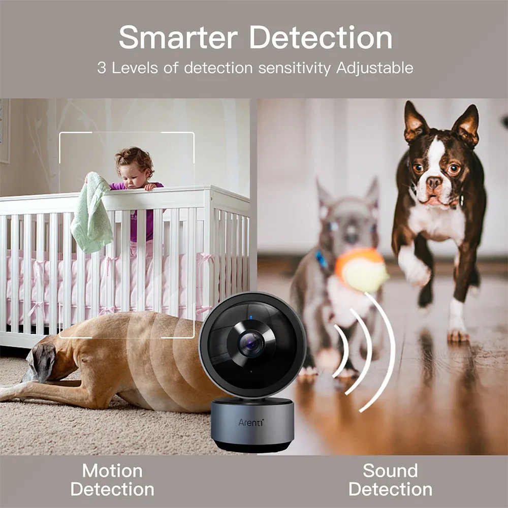 DHgate.com:Arenti 2K WiFi Security Camera: Mini Pan Tilt PTZ Home ...