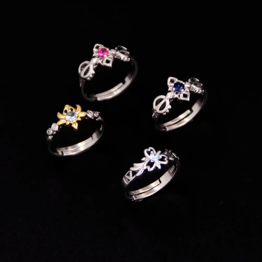 Anime Rings: Adjustable Finger Rings, Decorative Jewelry, Metal Alloy ...