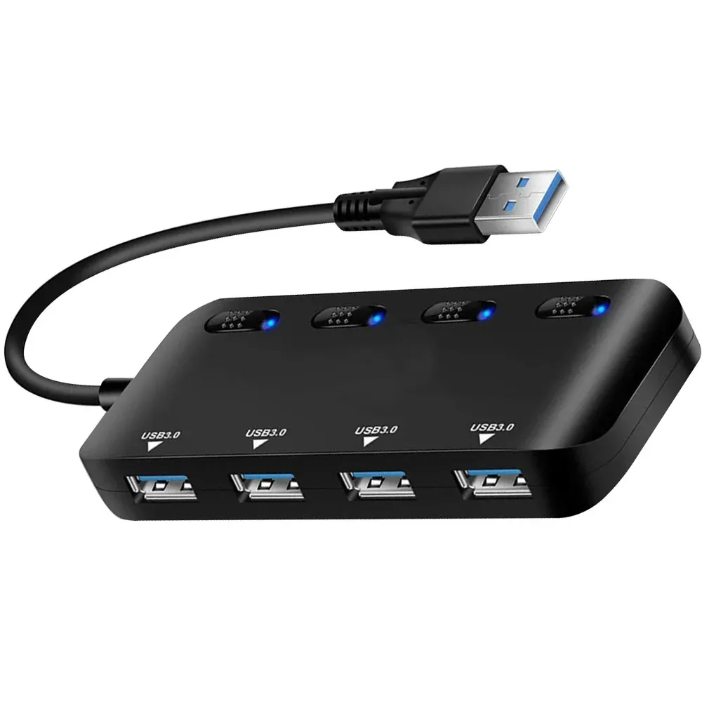DHgate.com:High-Speed USB 3.0 Hub, Compact 4-Port USB Splitter, Multi ...