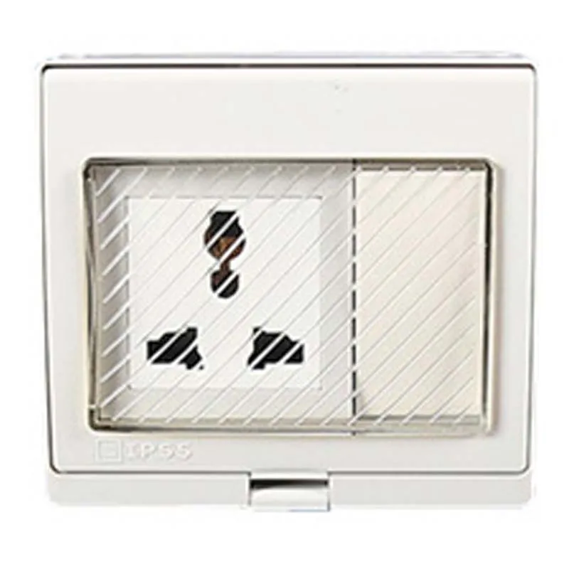 Universal Waterproof Outdoor Socket: Durable Wall-Mounted Power Outlet ...