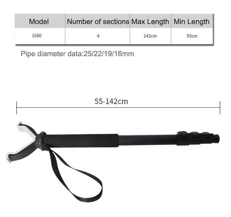 Aluminum Telescopic Monopod with Rotating V Yoke Mount Adapter and ...
