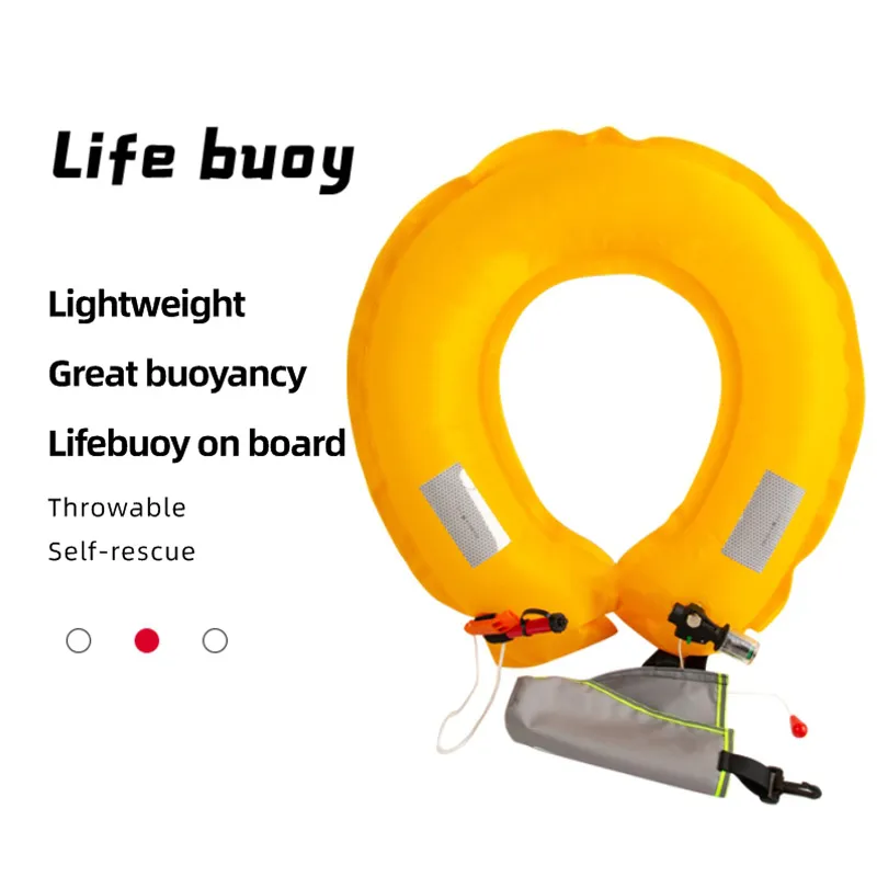 Compact Inflatable Life Jacket Waist Bag - Automatic Buoyancy for Water ...