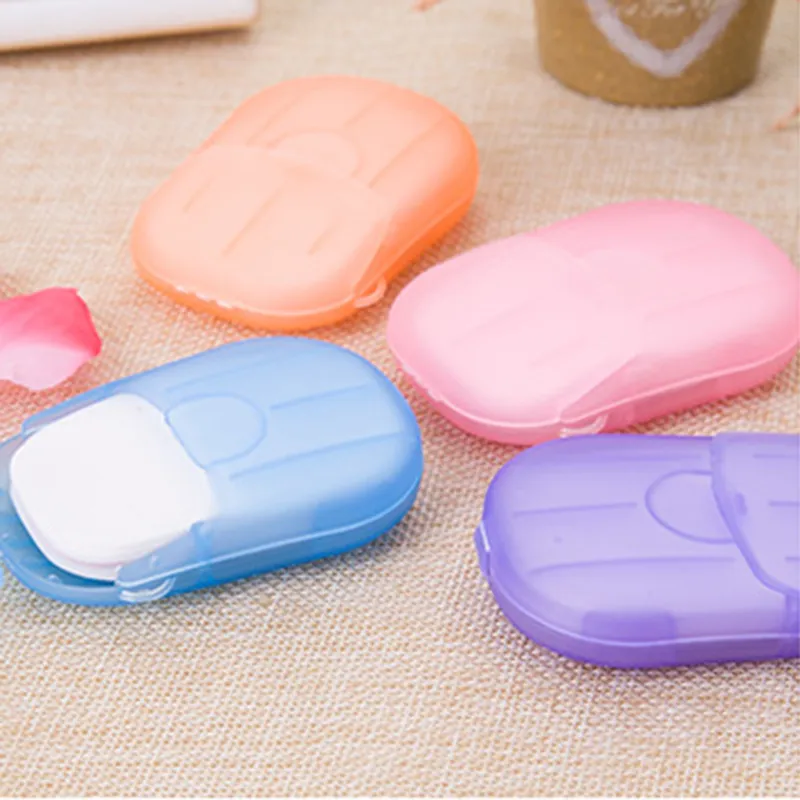 Plastic Travel Soap Case: 1-10 Pack Disposable Scented Soap Sheets for ...