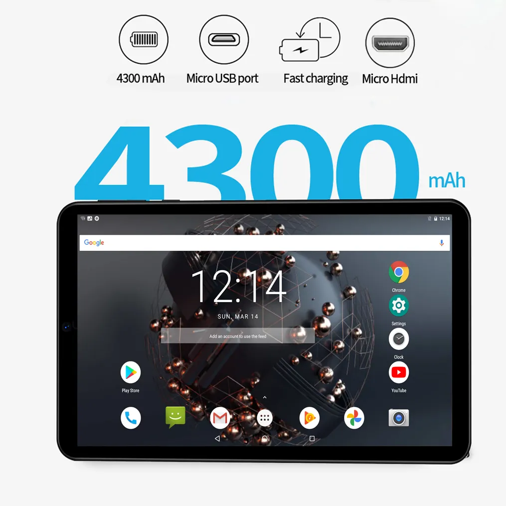 DHgate.com:8" Android Tablet, 2GB RAM, 32GB ROM, Bluetooth, WiFi, Micro ...