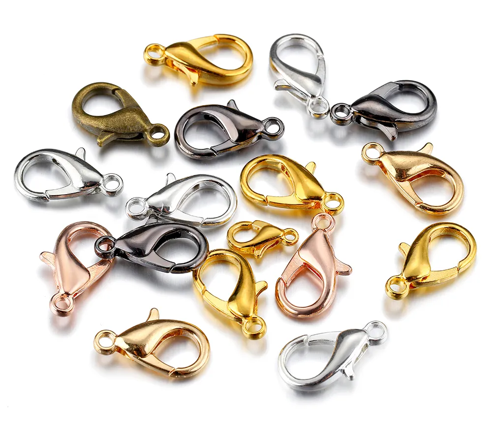 Keyring with Lobster Clasp - Metal Swivel Lobster Claw Clasps Hooks for ...
