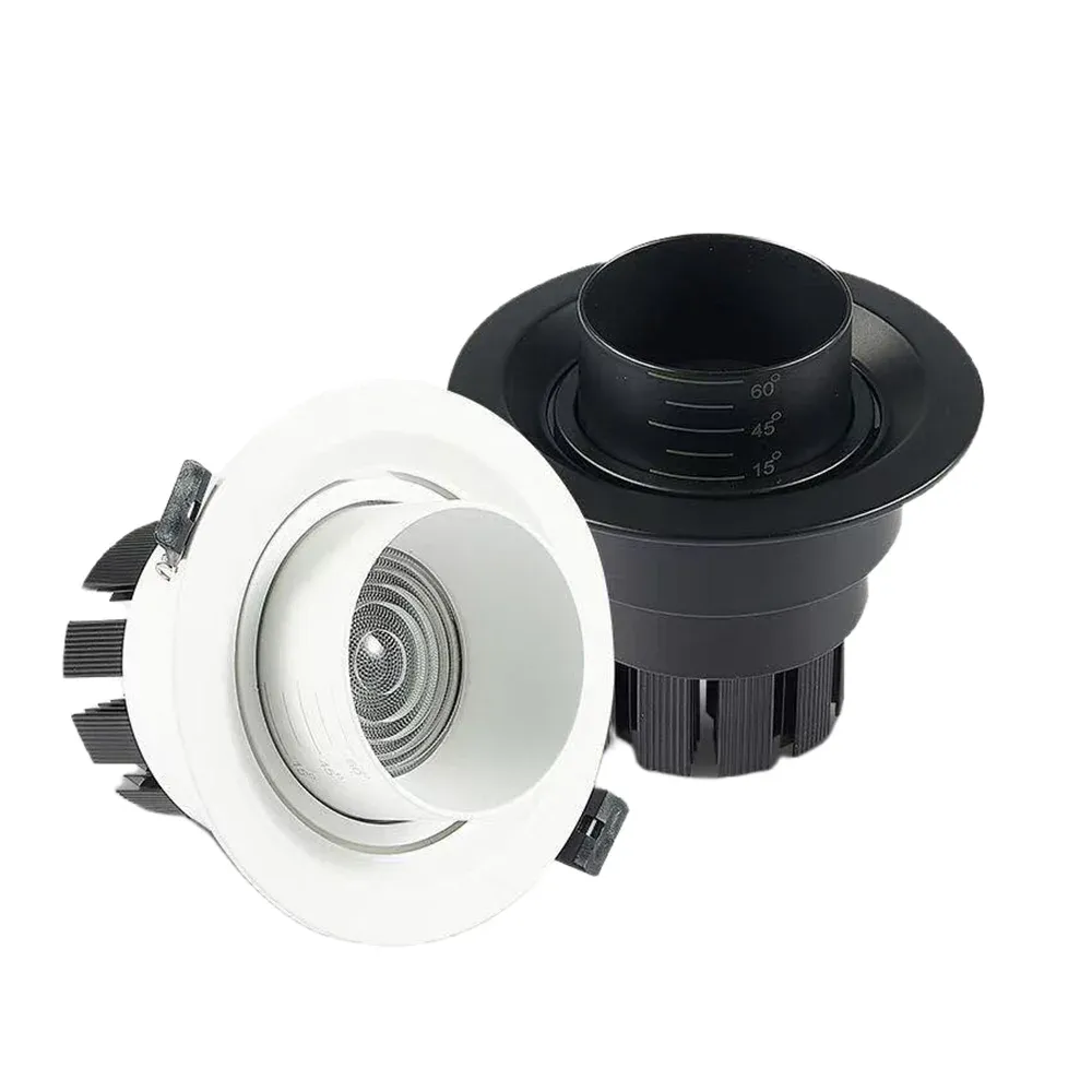DHgate.com:Adjustable Downlight75/95/120MM Dimmable LED Recessed ...