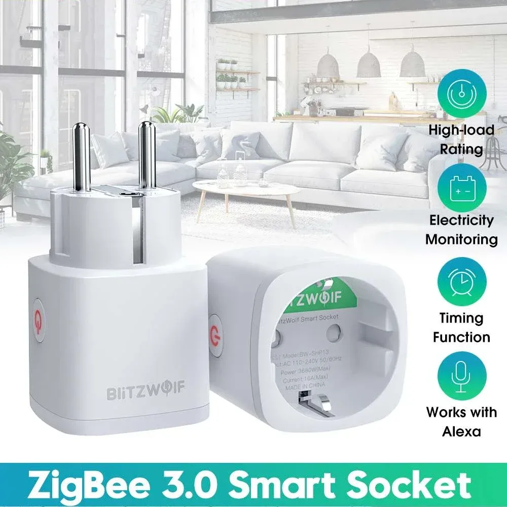 DHgate.com:BlitzWolf Smart Plug Socket: Zigbee 3.0 Power Outlet Monitor ...