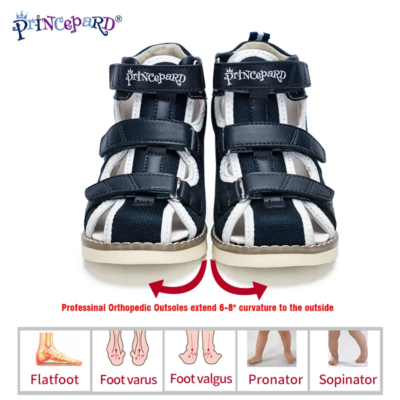 Princepard Spring Summer Kids' Orthopedic Sandals: New Closed Toe ...