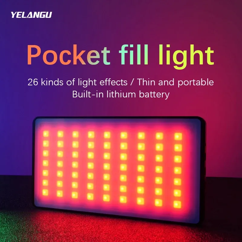 DHgate.com:YELANGU Bi-color LED Video Light Panel Kit for Vlogging ...