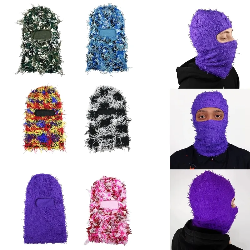 Cozy Knitted Balaclava: Camouflage Winter Warm Full Face Ski Mask for ...