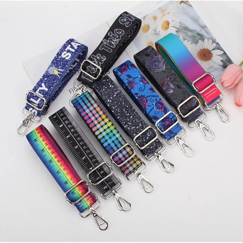 DIY Bag Part Adjustable Shoulder Straps For Handbag Crossbody Colorful ...