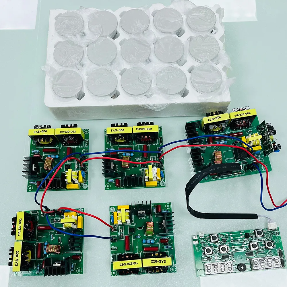 40KHz Digital Display Circuit Board With Ultrasonic Transducer PCB ...