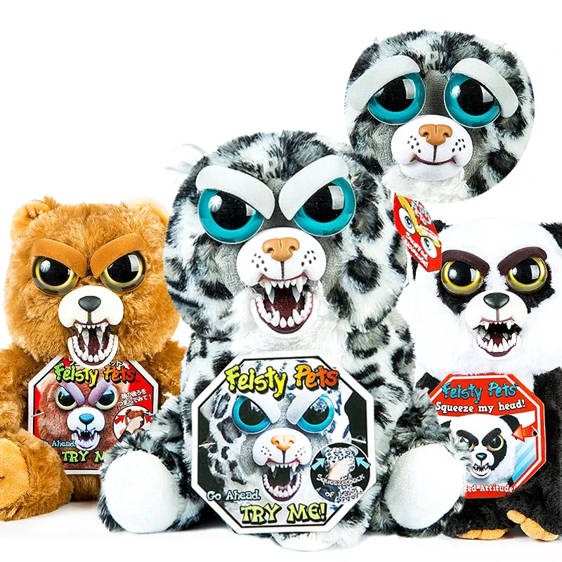 Feisty Face Changing bingo plush - Adorable Stuffed Animal Doll for ...