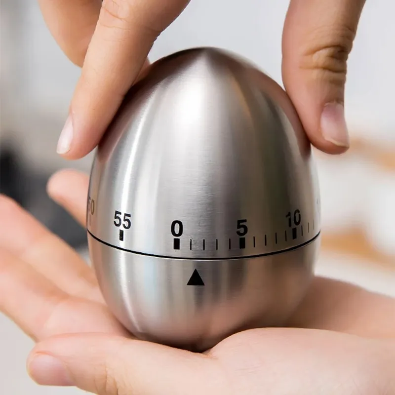 Stainless Steel Mechanical Timer Alarm Sound For Cooking Eggs And ...
