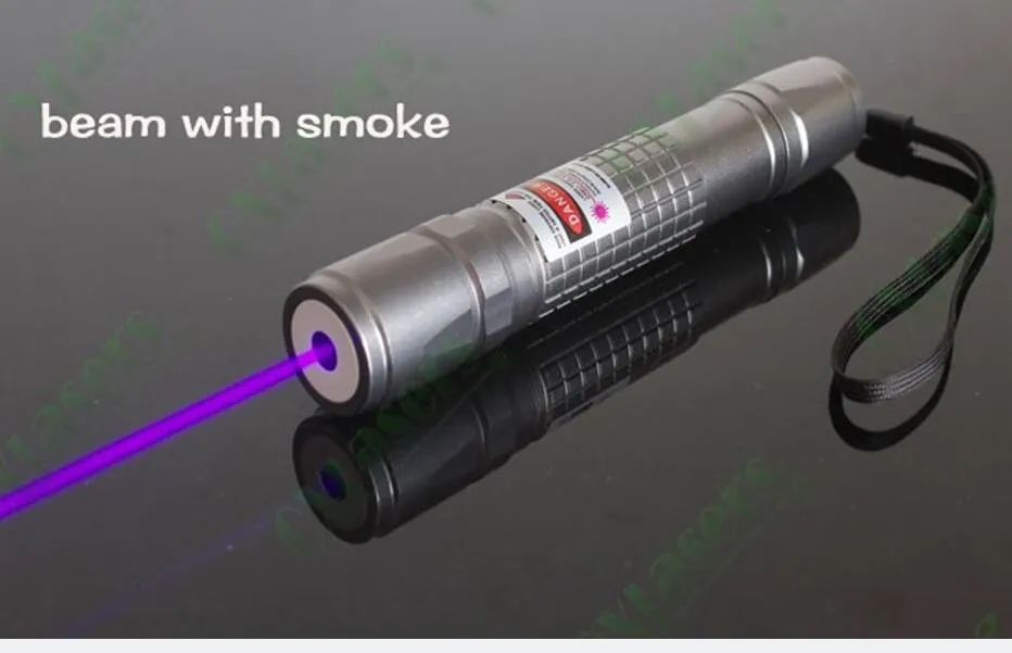High Power Purple Laser Pointer - 1000m Beam, 405nm Violet Laser ...