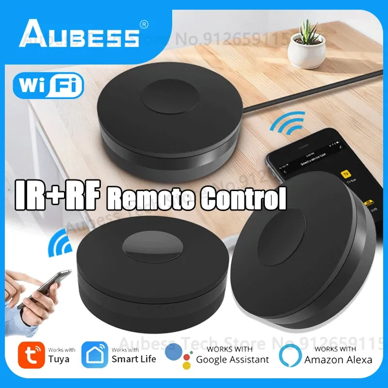 Smart WiFi IR RF Remote Control: Universal 315/433MHz for All Air ...