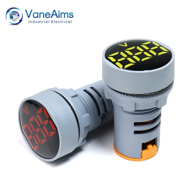 DHgate.com:AC30-500V Voltmeter, Round Panel LED Digital Display Analog ...