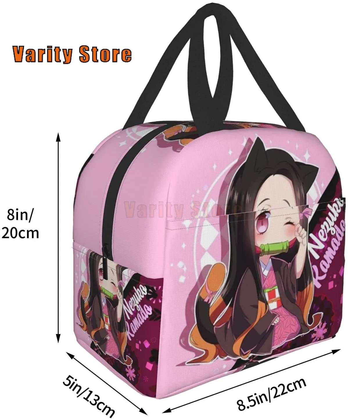 Anime Messenger Bag Portable Insulated Lunch Container Tote, Cartoon ...