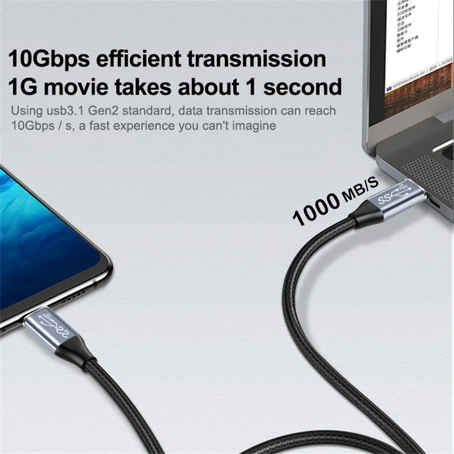 E MARK USB C 10Gbps Cable 4K 100W PD Fast Charging... From Ddmymaster ...
