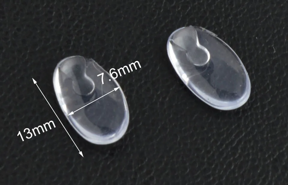 DHgate.com:100Pcs Anti-Slip Titanium PVC Nose Pads for Eyeglasses ...